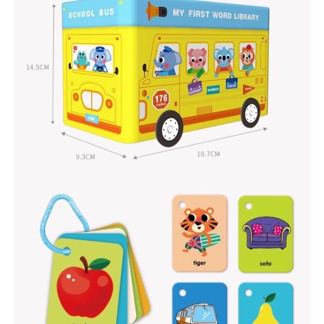 Saalin Bus Flash Cards, Hobbies & Toys, Books & Magazines, Children's ...