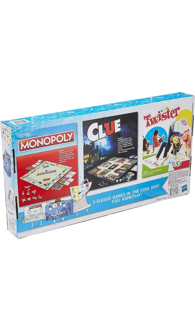 *SALE!* Hasbro Triple Gaming Play Pack [Full sized Monopoly, Clue ...