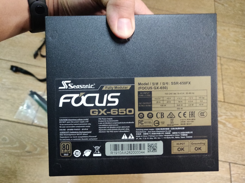 Seasonic Focus GX 650W ATX Fully Modular Power Supply, Computers & Tech ...