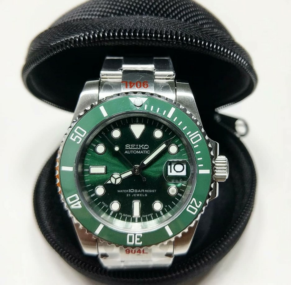 Seiko Hulk Submariner Mod, Men's Fashion, Watches & Accessories ...