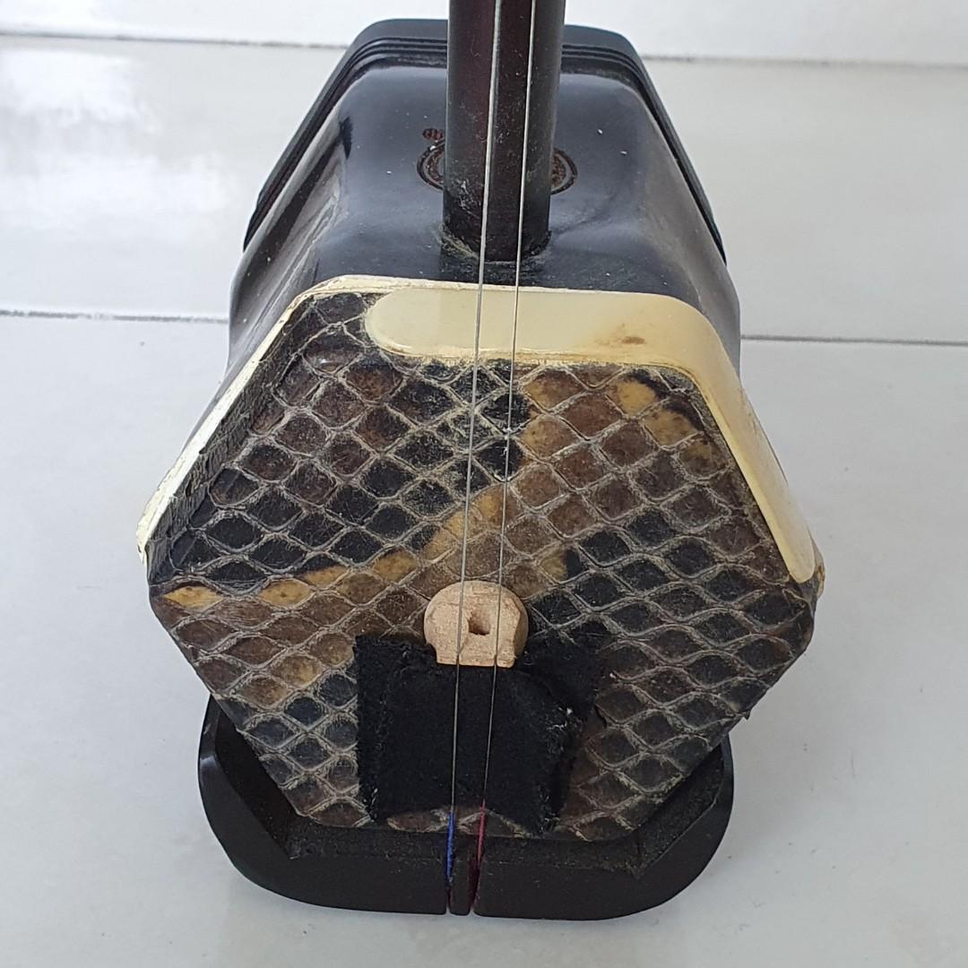 Shanghai Dunhuang Rosewood and Boa Skin Erhu with box, Hobbies & Toys, Music & Media, Musical ...