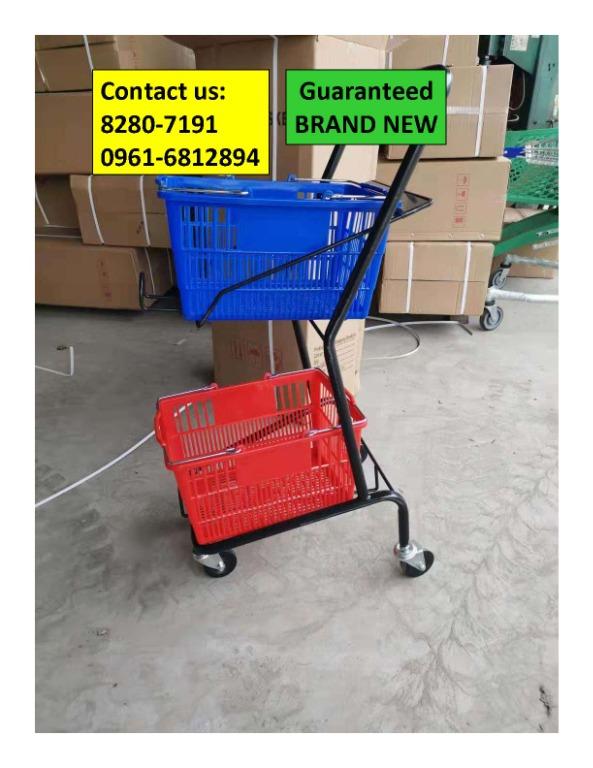 Shopping Push Cart Grocery Push Cart Grocery Trolley NEW, Commercial ...