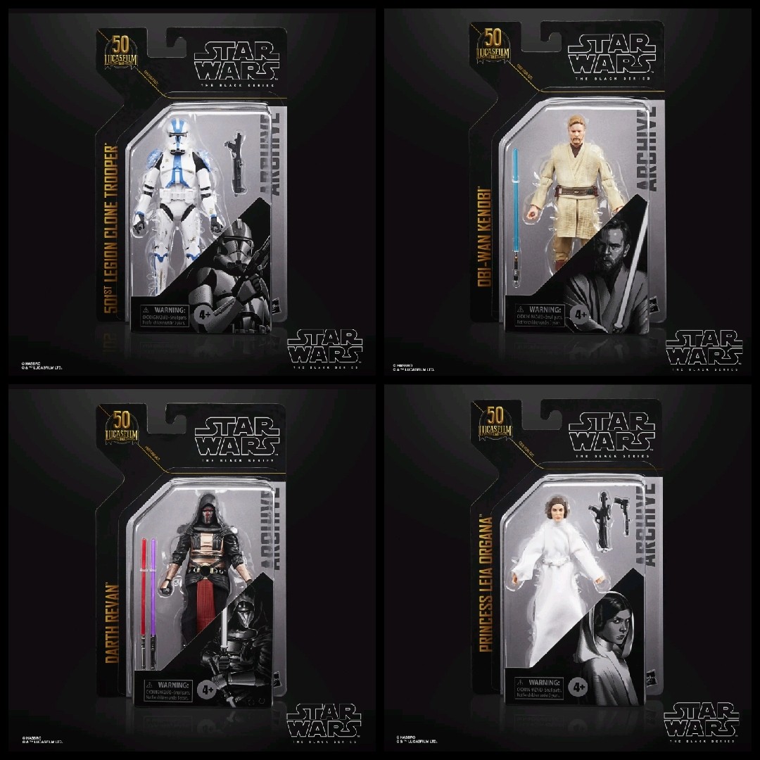 Star Wars Black Series Archive Collection Darth Revan 501st Clone ...