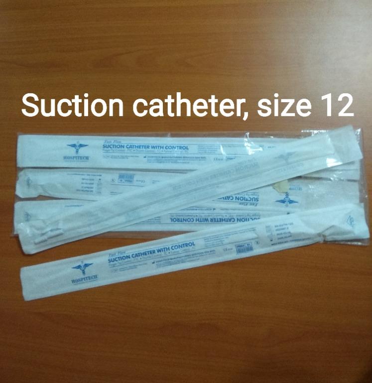 Suction catheter 12 (Hospitech suction catheters with thumb control ...