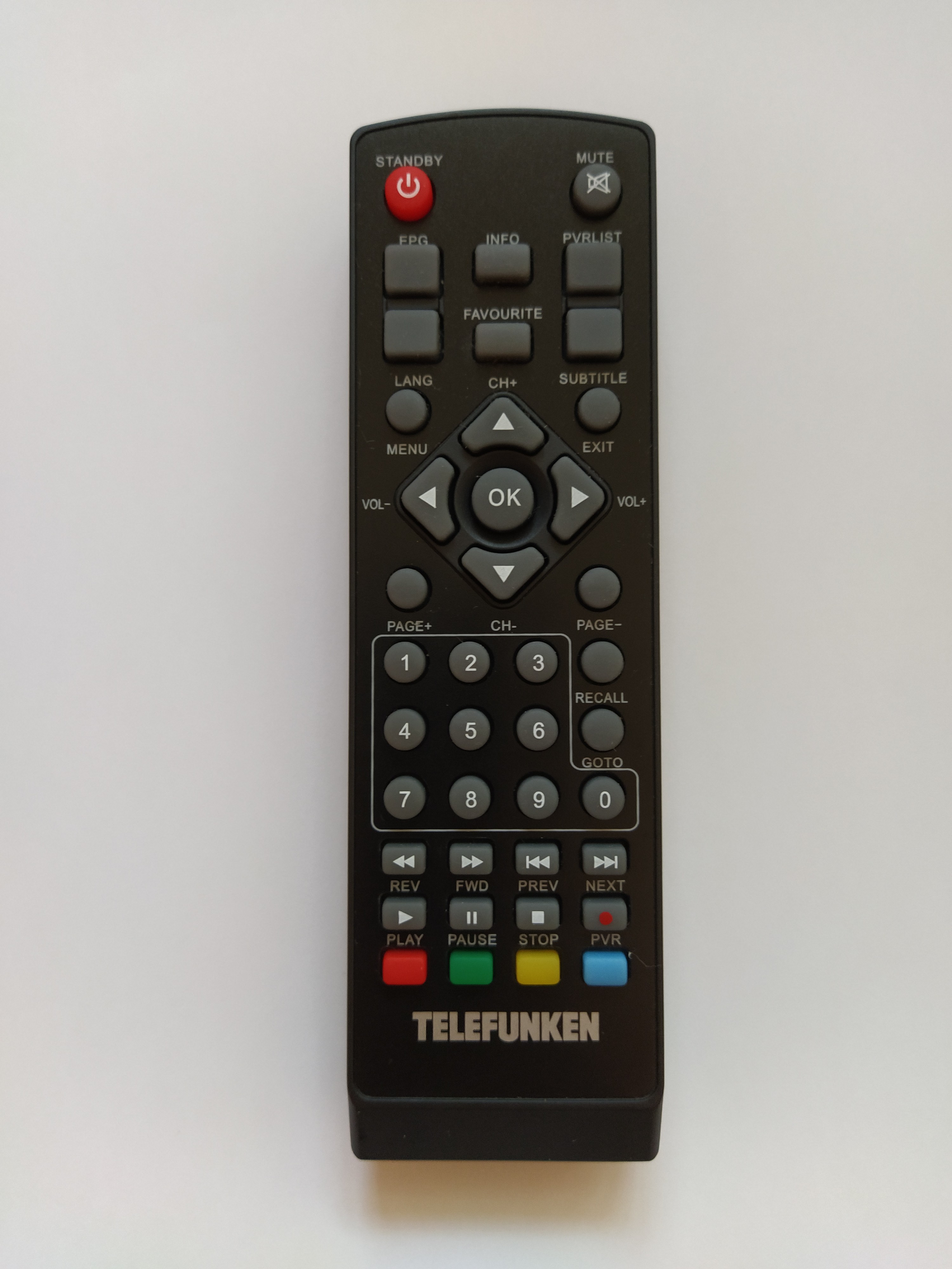 全新 Telefunken 高清機頂盒 搖控 Remote Control, 家庭電器, 電視 & 其他娛樂, 電視 - Carousell