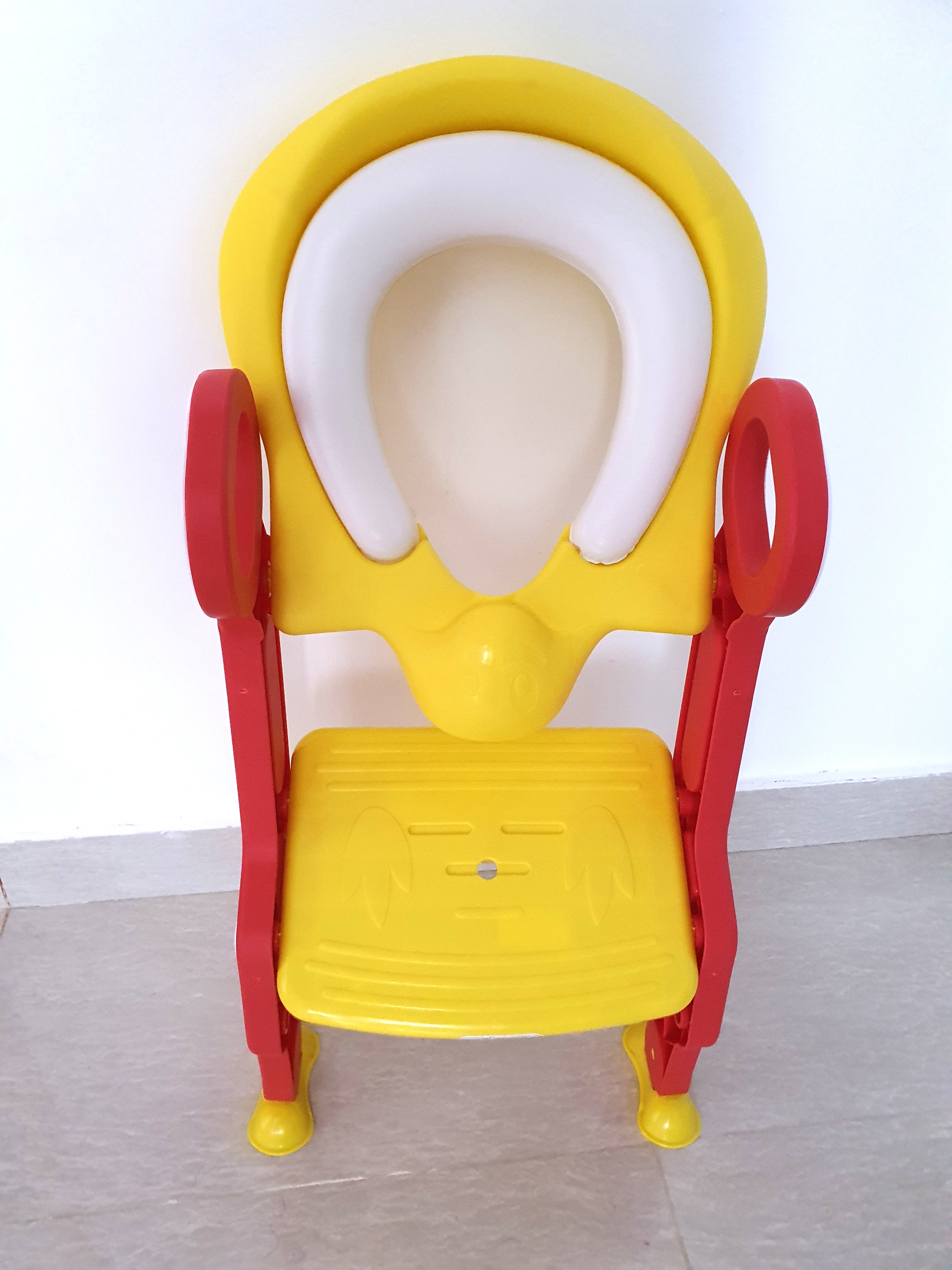 Toddler kids toilet potty training toilet bowl ladder chair baby potty ...
