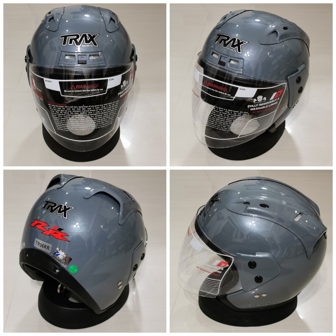 Trax Helmet, Motorcycles, Motorcycle Accessories on Carousell