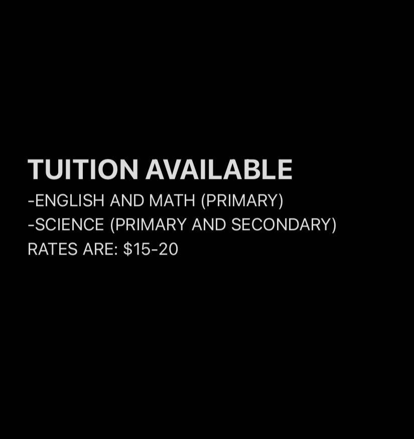 TUITION AVAILABLE (Online), Learning & Enrichment, Enrichment & Tuition ...