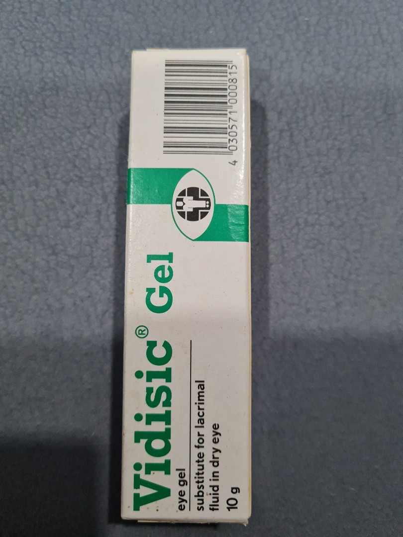 Vidisic eye Gel 20mg/10g, Health & Nutrition, Medical Supplies & Tools ...