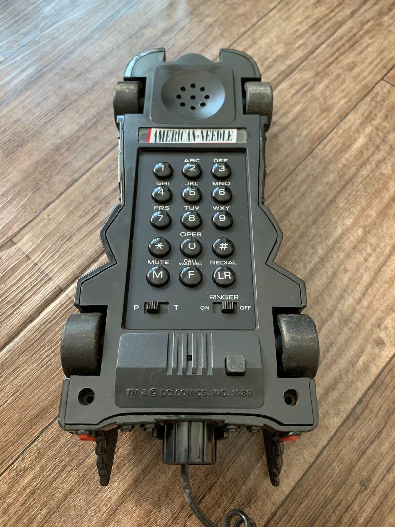 Vintage 1989 Batmobile phone, Hobbies & Toys, Toys & Games on Carousell