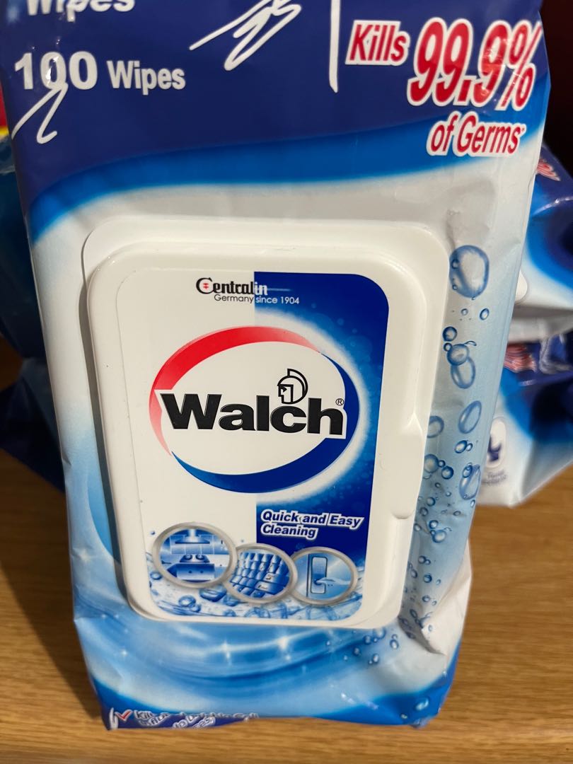 Walch Disinfectant Wipes, Everything Else on Carousell