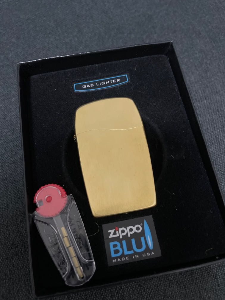 Zippo Blu 18K Gold Plated (New Old Stock) Collectible, Luxury ...