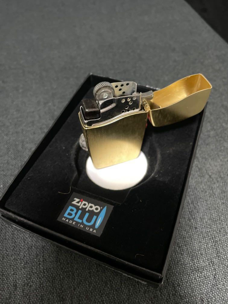 Zippo Blu 18K Gold Plated (New Old Stock) Collectible, Luxury ...