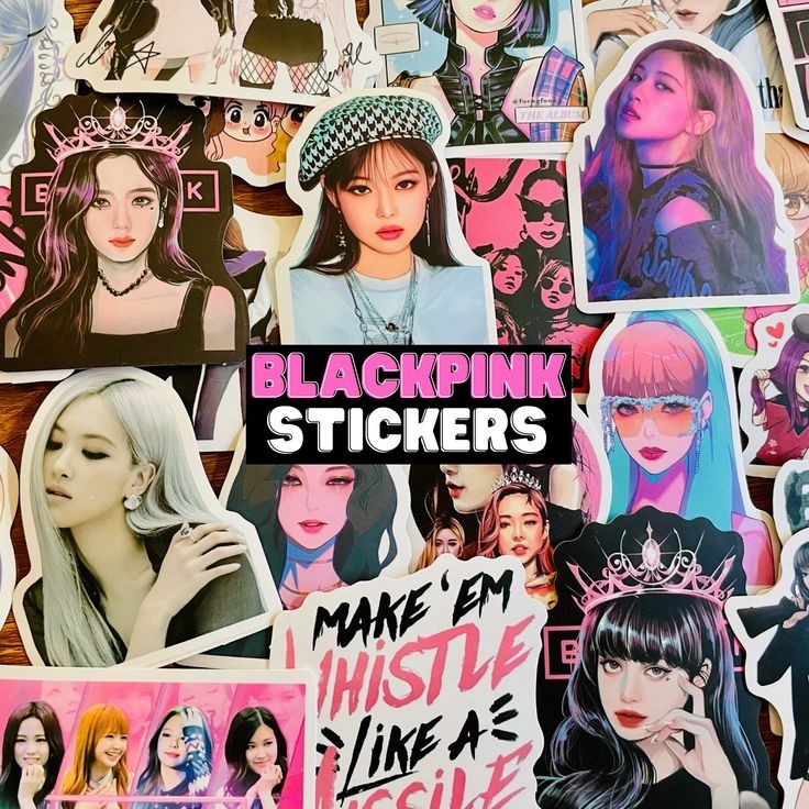 28pcs Blackpink Sticker Set, Hobbies & Toys, Stationary & Craft, Art ...