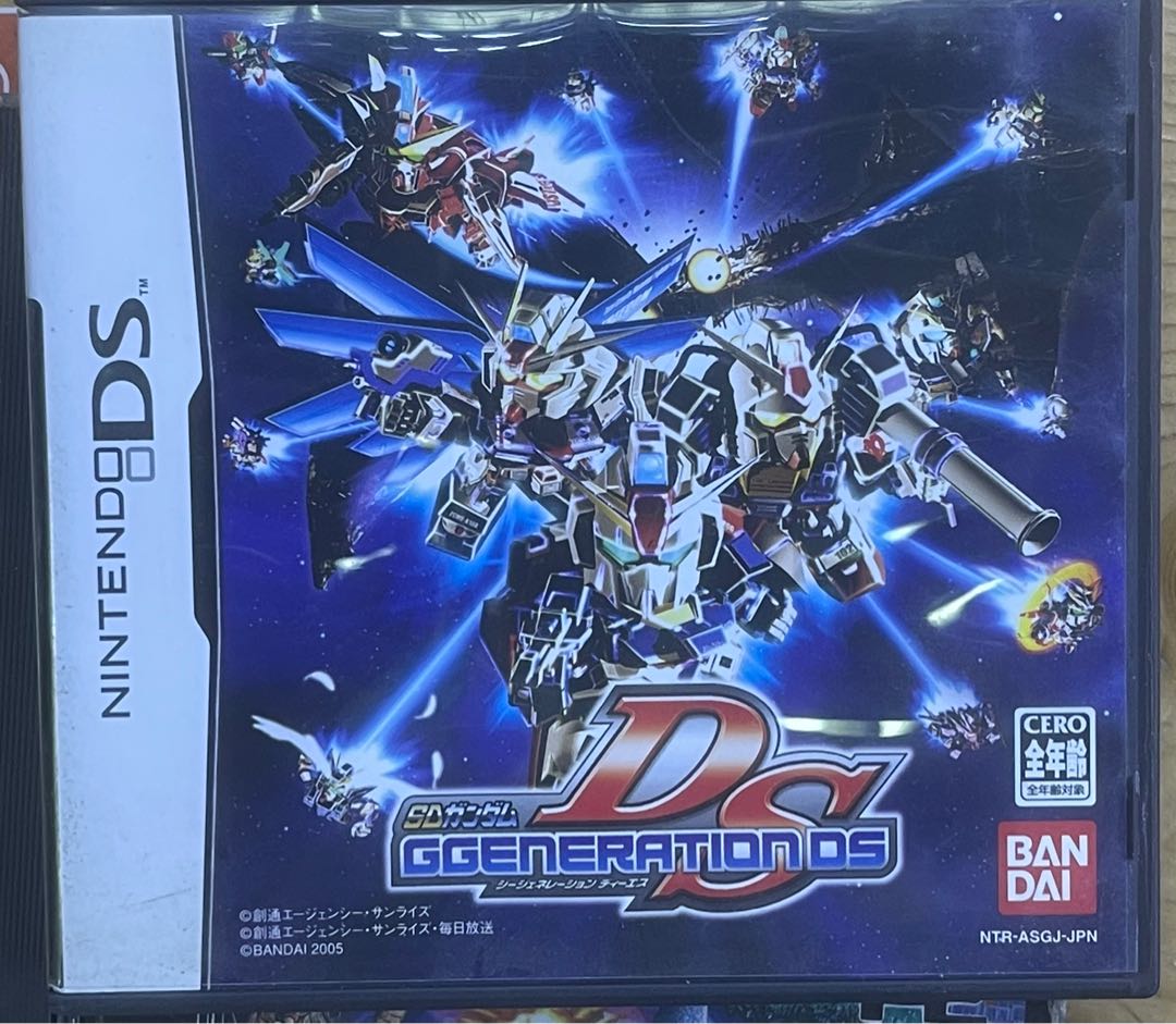 淸屋平讓 已開封 90% New NDS SD Gundam 高達 G Generation DS game 游戲 碟, 電子遊戲, 遊戲機配件, 遊戲禮物卡及帳戶 - Carousell