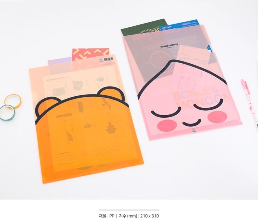[現貨] A4文件夾 File Kakao Friends L holder file 經典版, 興趣及遊戲, 旅行, 旅遊 - 旅行必需品及 ...