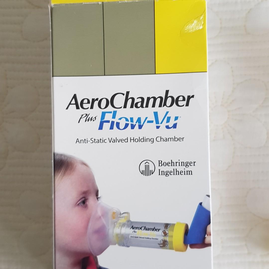 AeroChamber Plus Flow-Vu Inhaler Chamber or Spacer for 1 to 5 years old ...