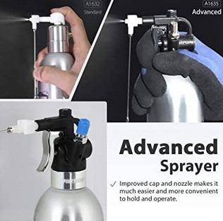 Clean Engine bay. Aerosol Refillable Spray Can. refillable and reusable ...