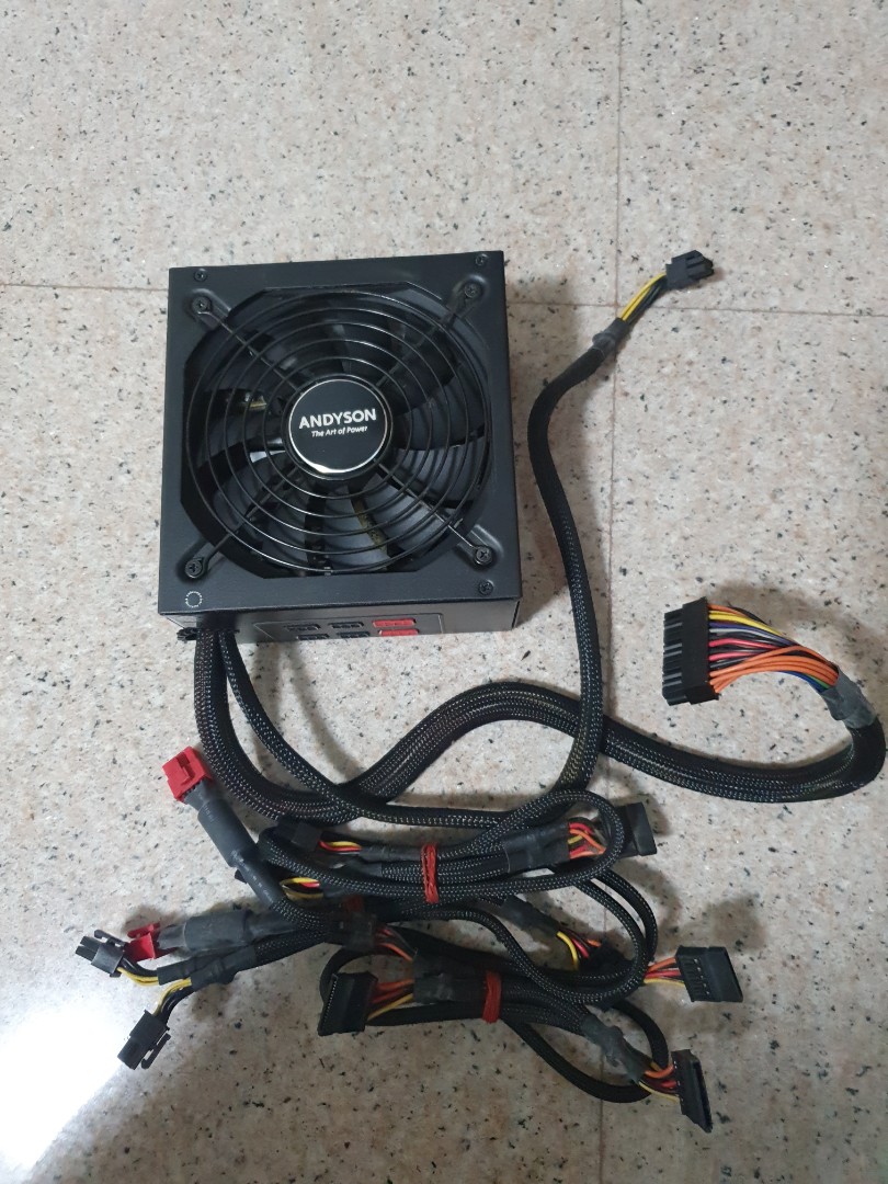 Andyson F500M Bronze 80+ 500W PSU, Computers & Tech, Parts ...