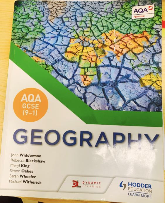 AQA GCSE 9-1 GEOGRAPHY TEXTBOOK, 興趣及遊戲, 書本 & 文具, 教科書 - Carousell