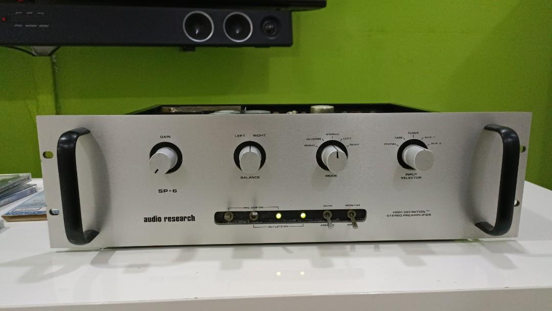 Audio research sp-6 tube preamp(tube preamplifier with phono), Audio ...