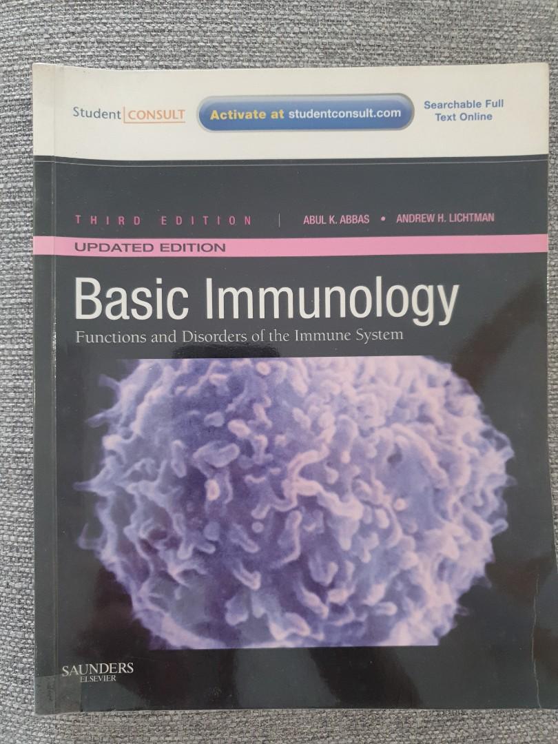 Basic Immunology (3rd Edition) - Functions and disorders of the immune system (Abbas), Hobbies ...