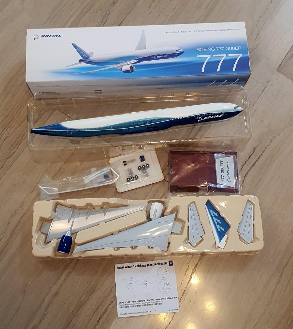 Boeing 787 and 777 resin model 1:200 scale, Hobbies & Toys, Toys ...