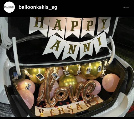 Car boot surprise decorations setup, Hobbies & Toys, Occasions & Party ...