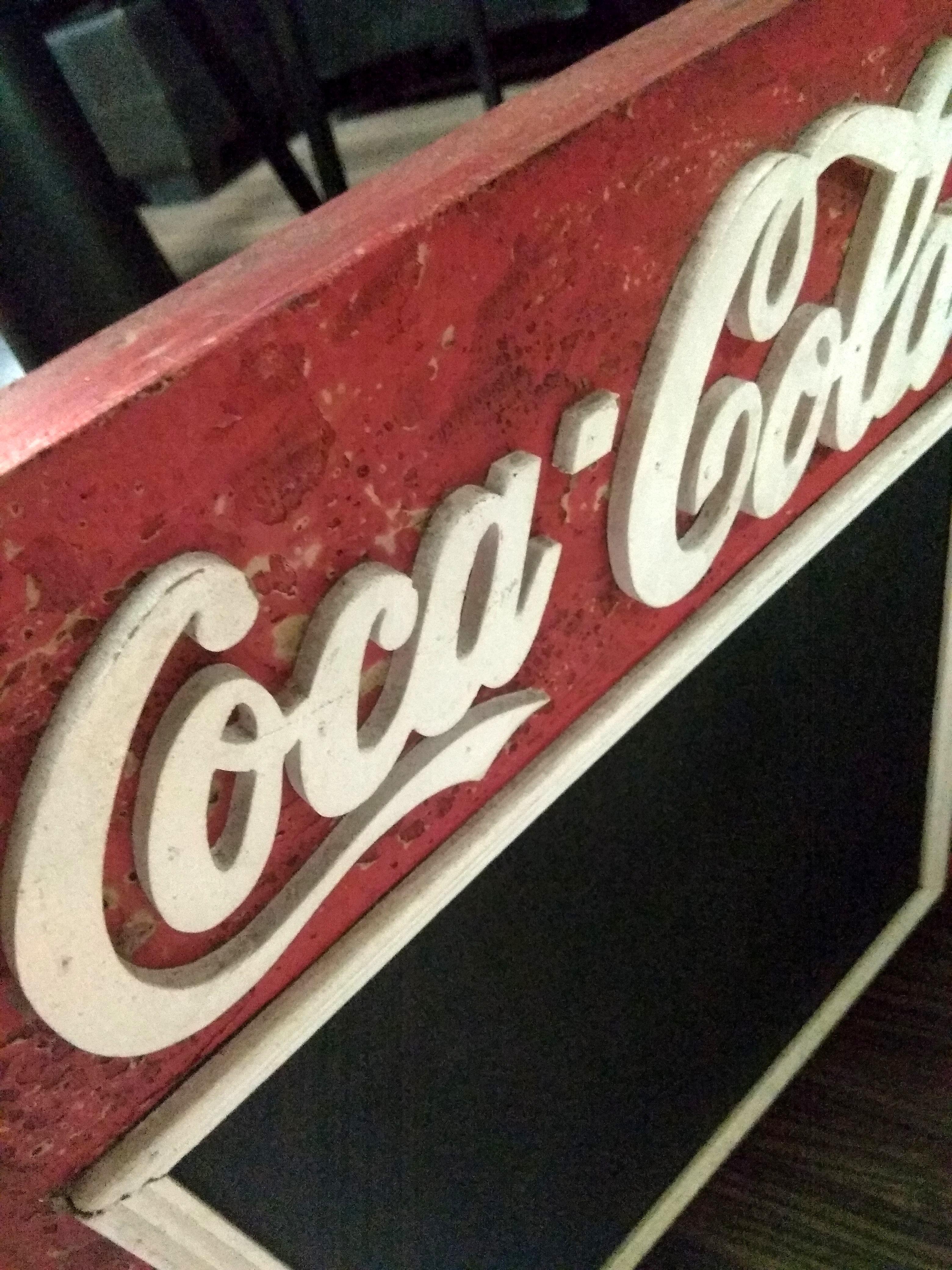 COCA-COLA Wooden Blackboard Wall Display Coke, Hobbies & Toys ...