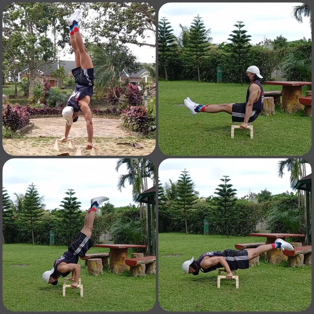 Custom Design Wooden Parallettes for Gymnastics Calisthenics Yoga ...