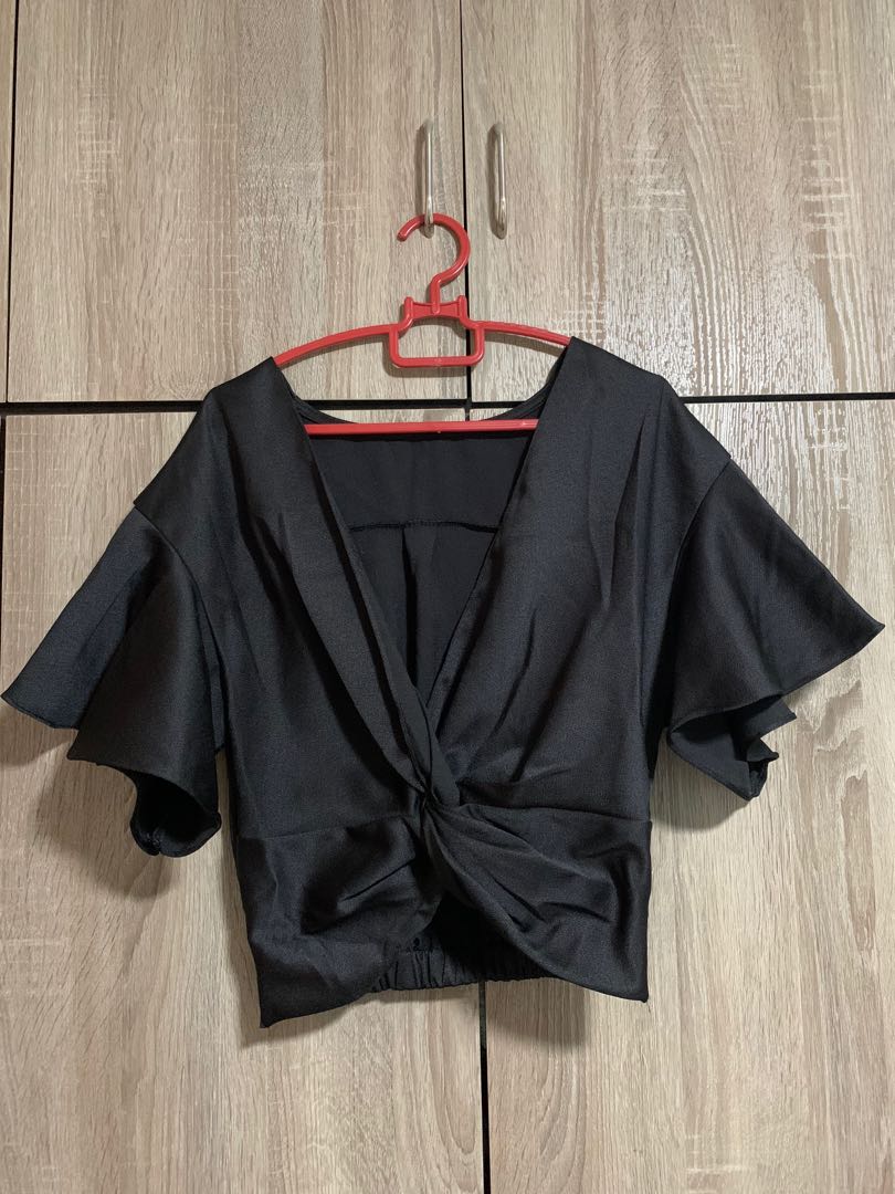 Deep V Top, Women's Fashion, Tops, Blouses on Carousell
