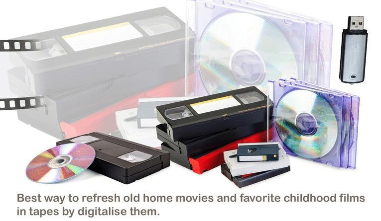 Digitalise VHS-C video tape convert transfer copy to DVD Disc USB ...