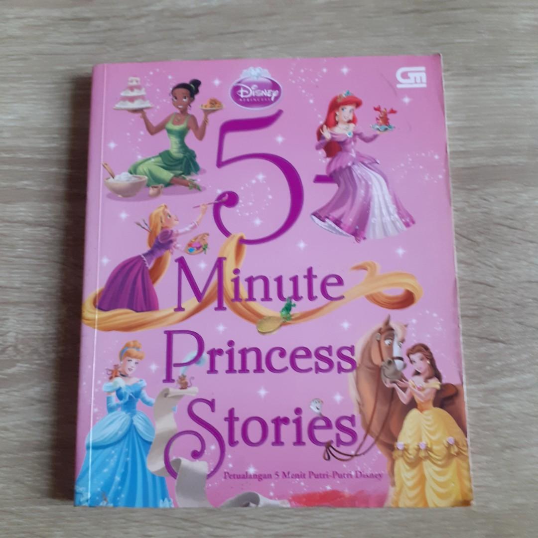 Disney 5 minute Princess Stories, Buku & Alat Tulis, Buku Anak-Anak di ...
