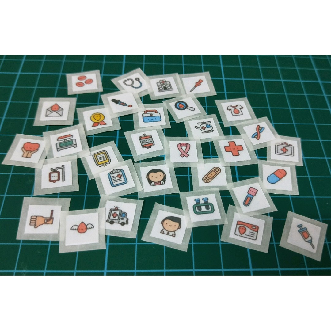 DIY Stickers - Hospital Edition (32pcs), Hobbies & Toys, Stationery ...