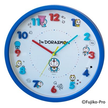 Doraemon wall clock, 傢俬＆家居, 家居裝飾, 時鐘 - Carousell