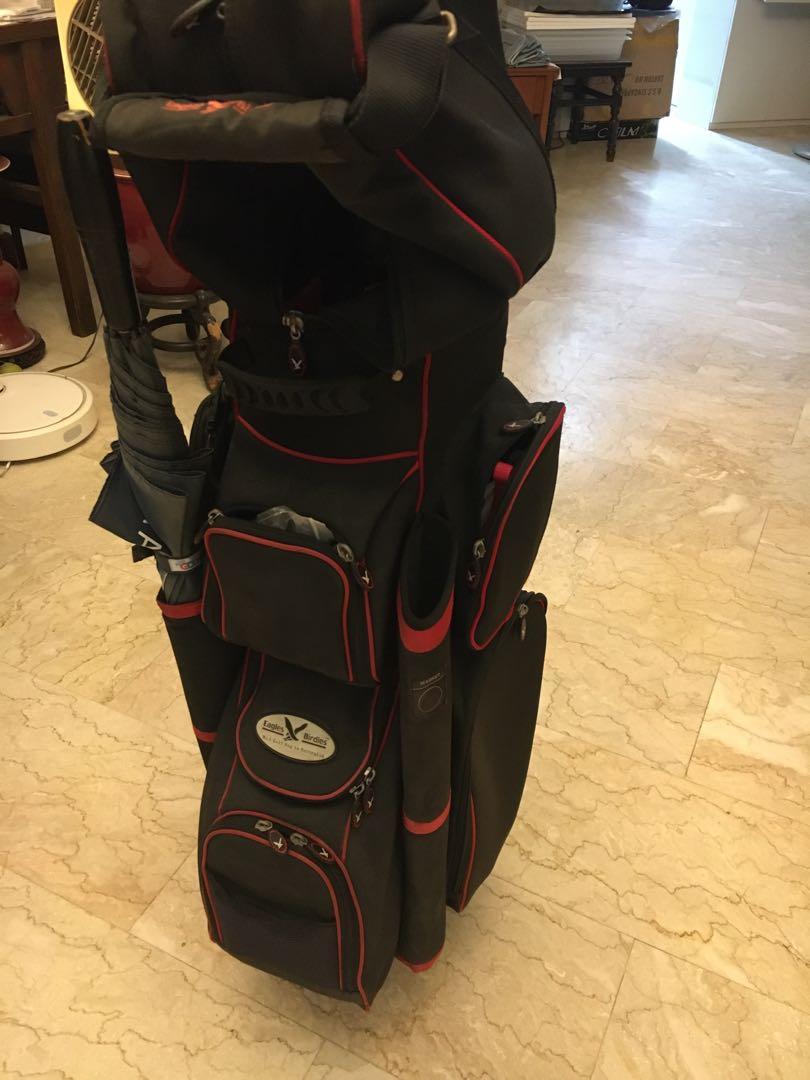 Eagles & Birdies Full Golf Bag (w/ roller), Sports Equipment, Sports ...