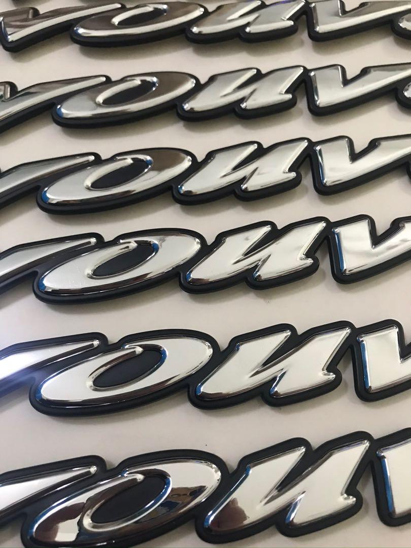 Nouvo Logo Abs Plastic Chrome Plating Logo Emblem For Honda Vario