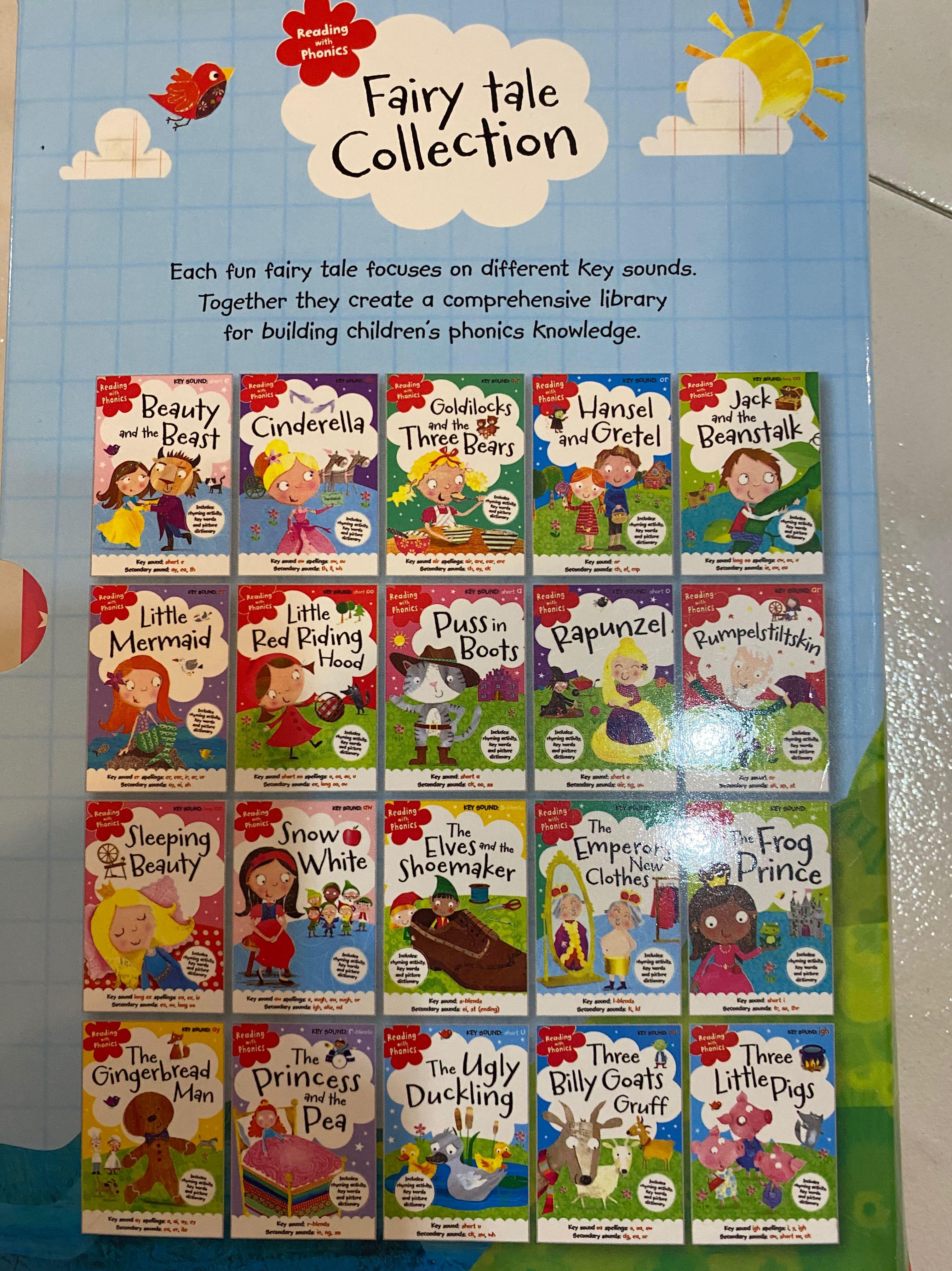 Fairy tale collection (reading with phonics) - 20 books, Hobbies & Toys, Books & Magazines ...