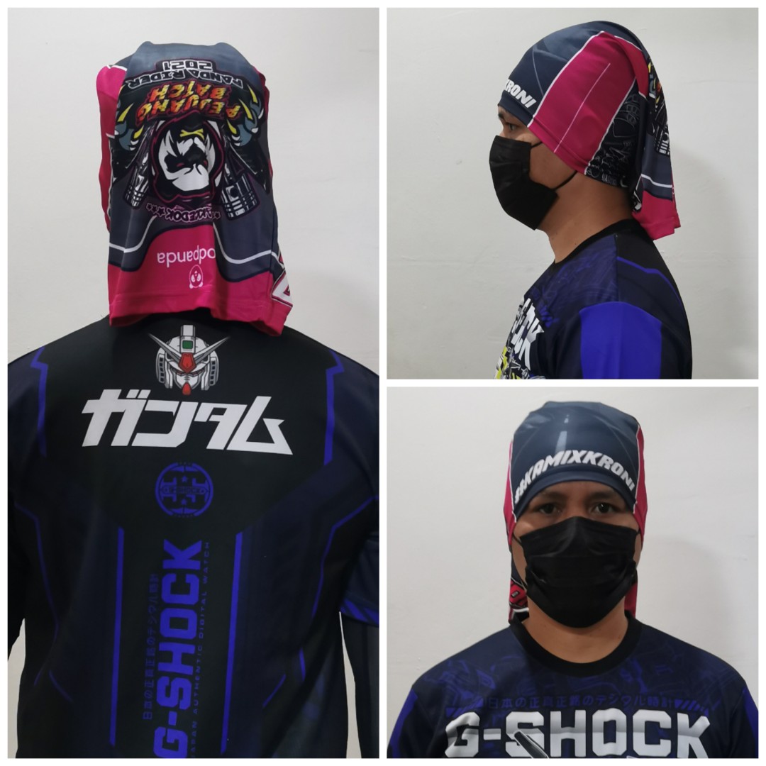 Foodpanda Head Bandana, Motorcycles, Motorcycle Accessories on Carousell