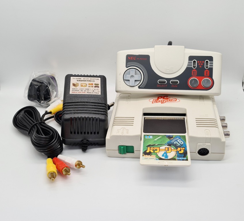 (Free delivery) NEC PC Engine PCE TurboGrafx PI-TG001 Console Game Set ...