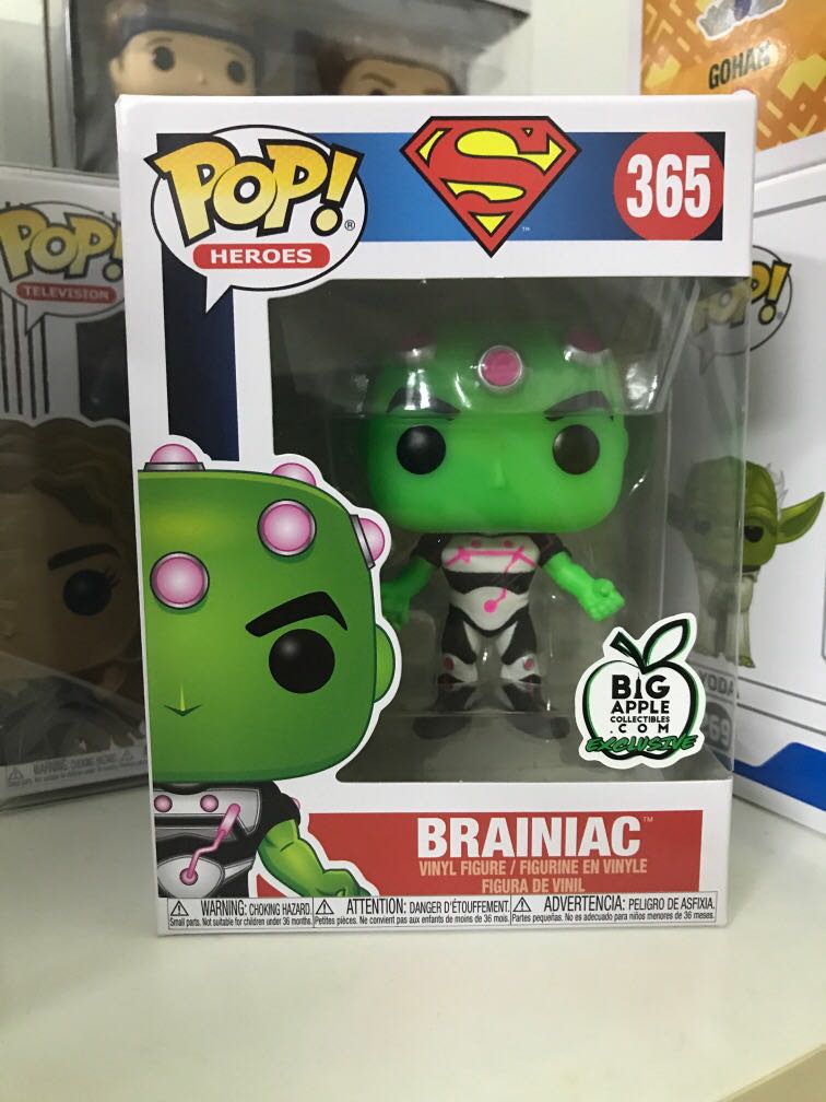 Funko pop DC Superman Brainiac (Big Apple Collectibles exclusive ...
