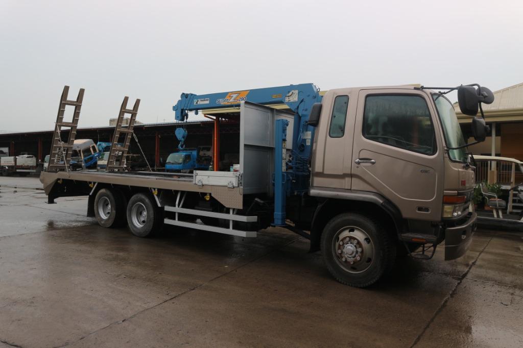 FUSO FIGHTER 10WHEELER SELFLOADING WITH BOOM CRANE (TADANO 2.9T), 8 ...
