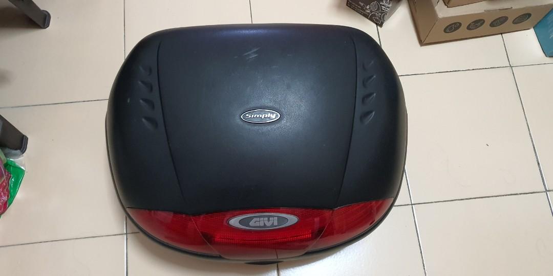 Givi simply top box with rack, Motorcycles, Motorcycle Accessories on ...
