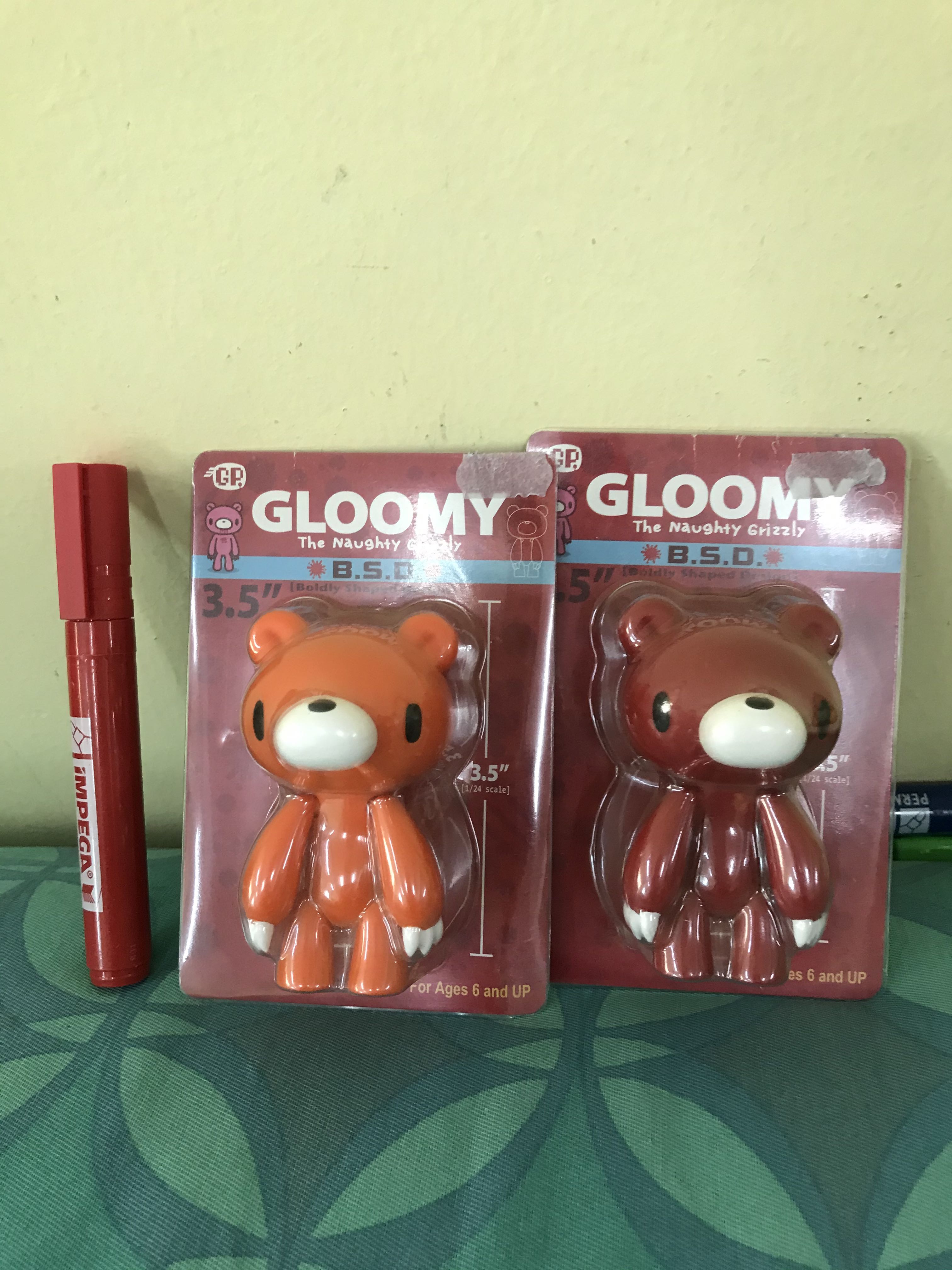 gloomy boldly shaped design figure x2, Hobbies & Toys, Toys & Games on ...