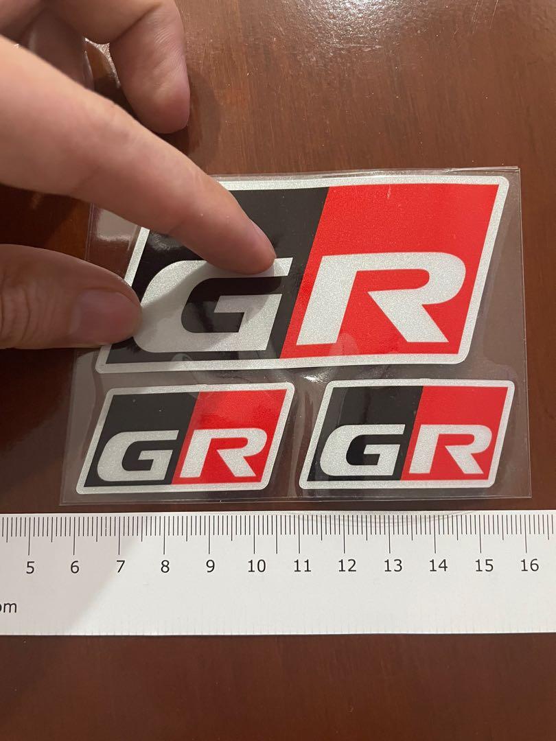 GR sticker toyota, Auto Accessories on Carousell