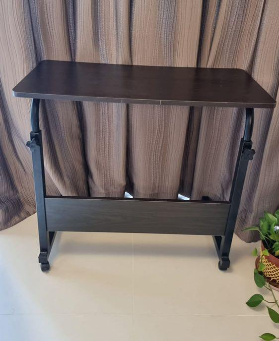 Height adjustable Study Table with wheels, Furniture & Home Living ...