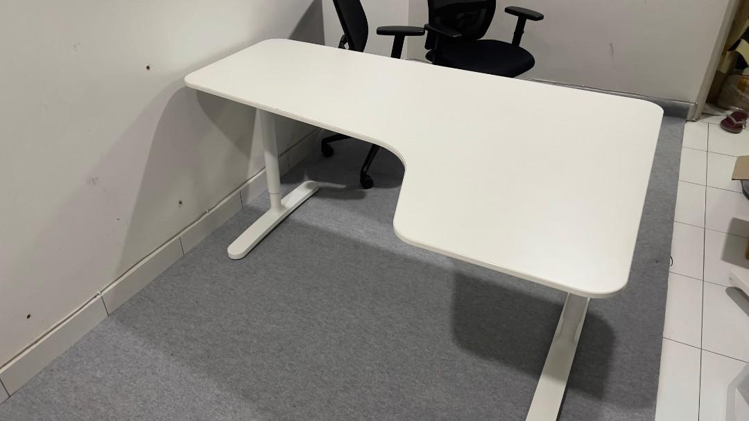 Ikea bekant white L shape last unit @ damansara jaya, Furniture & Home ...