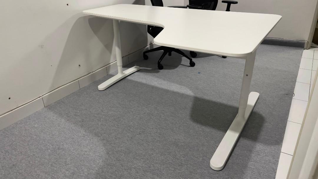 Ikea bekant white L shape last unit @ damansara jaya, Furniture & Home ...