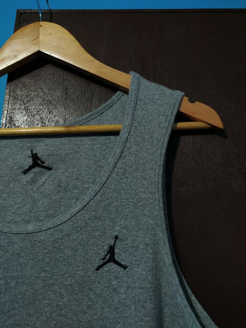 Jordan Cement Basic Logo Sando, Men's Fashion, Tops & Sets, Tshirts ...