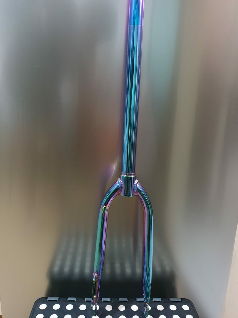 Laser Oil Slick Mini Velo Fork, Sports Equipment, Bicycles & Parts ...